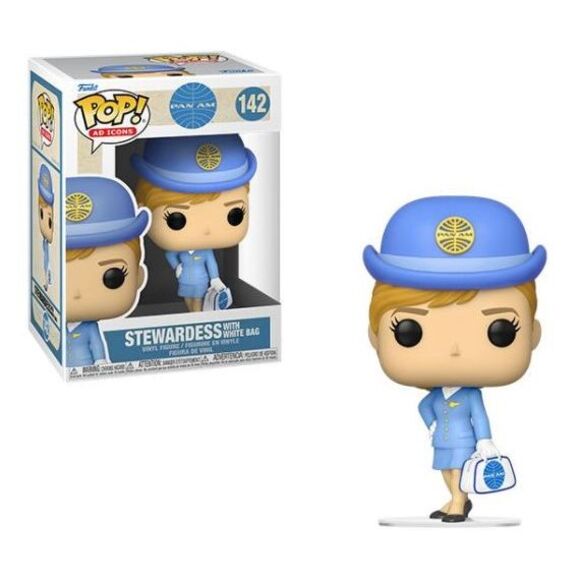 Funko | Other | Stewardess Wwhite Bag Pan Am Funko Pop | Poshmark